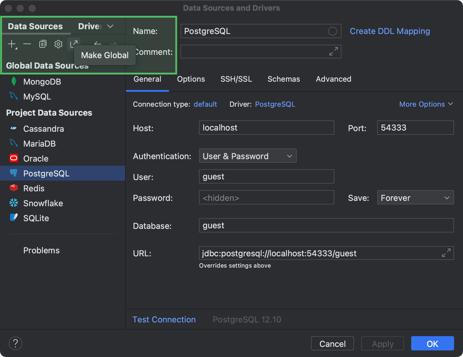 Data sources | JetBrains Rider Documentation