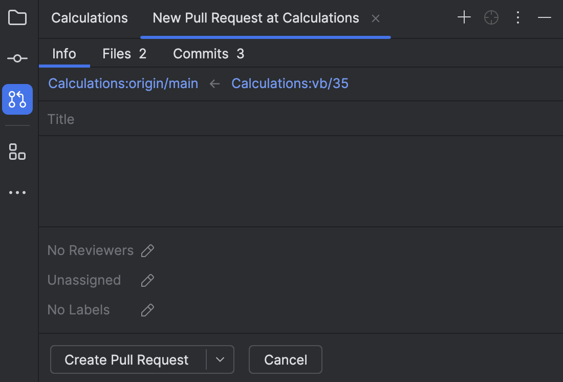 Work With Github Pull Requests Jetbrains Rider Documentation