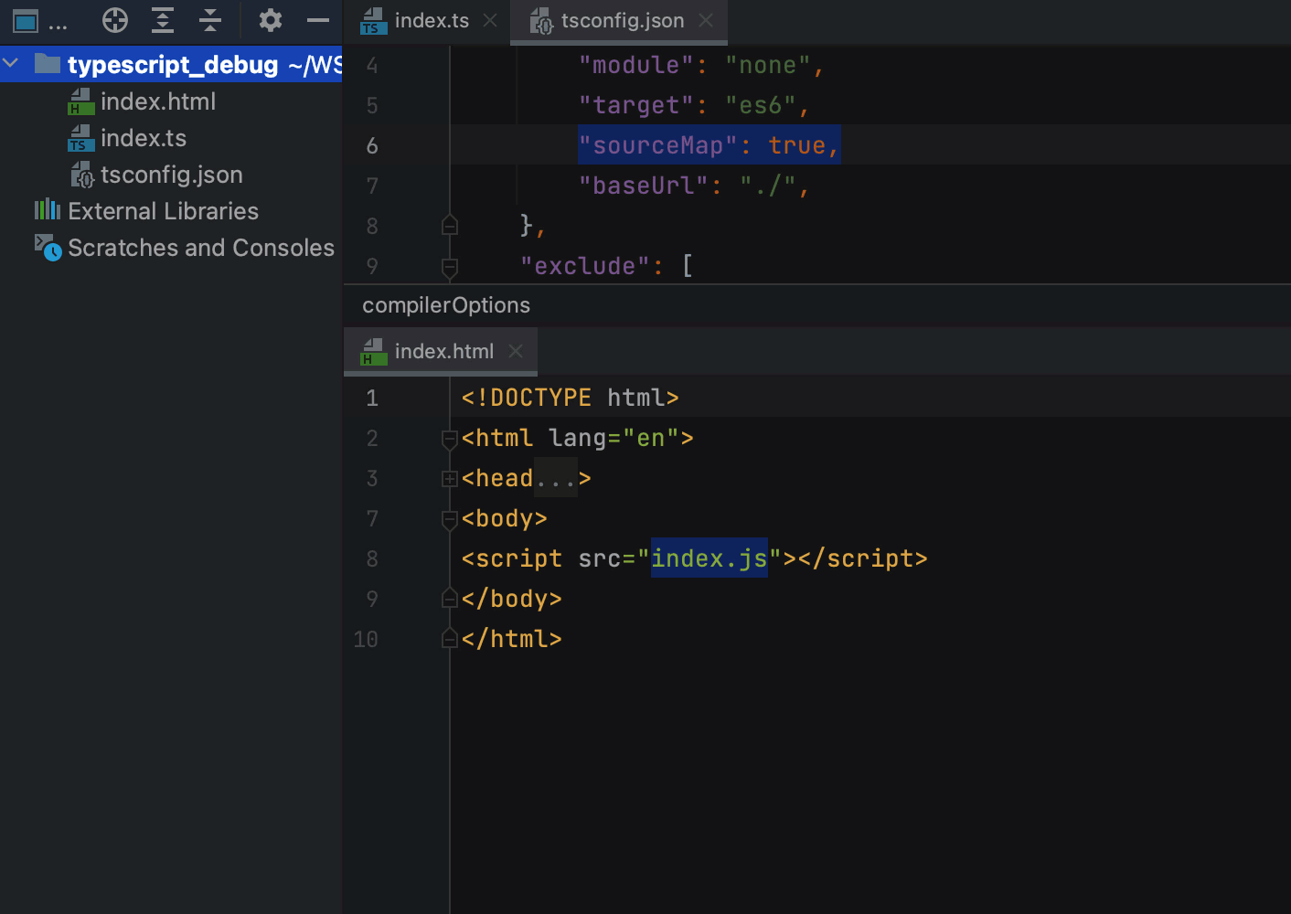 Running and debugging TypeScript | JetBrains Rider Documentation