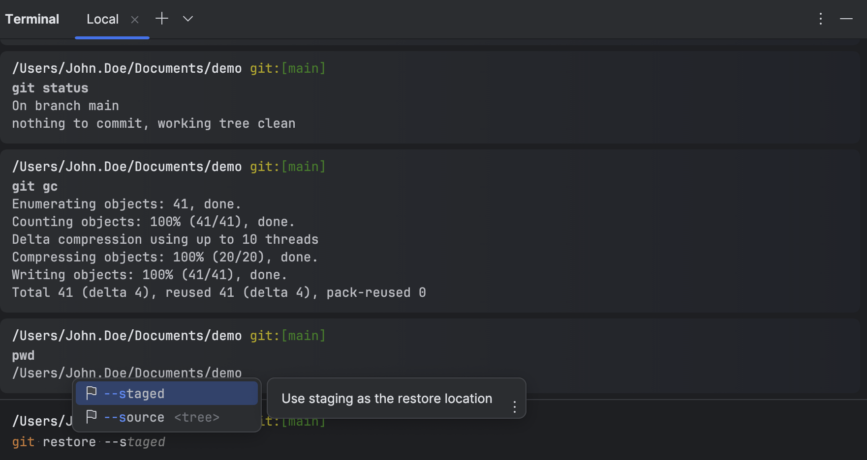 Terminal | JetBrains Rider Documentation
