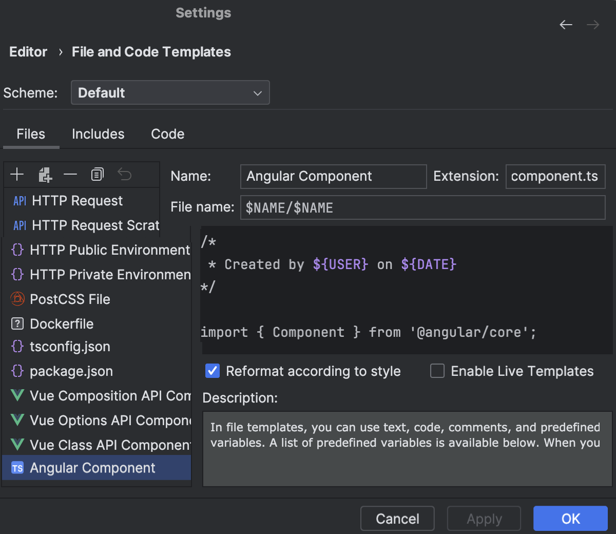 Angular | JetBrains Rider Documentation