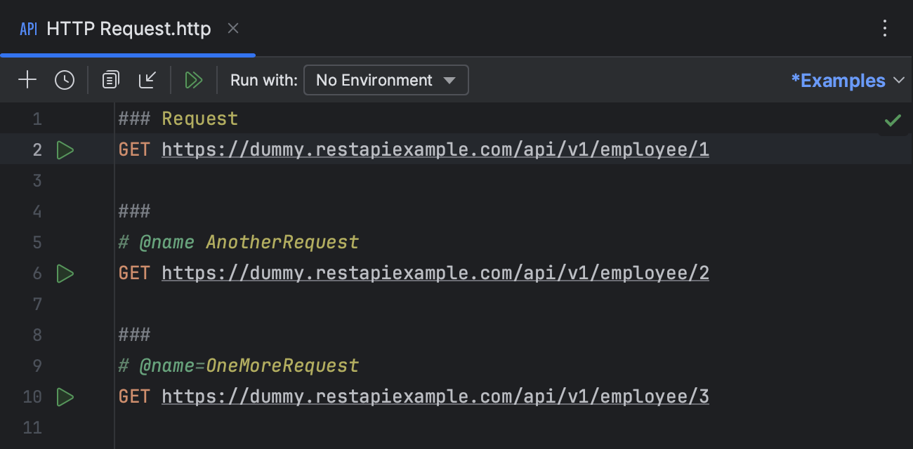 Exploring the HTTP request syntax | JetBrains Rider Documentation