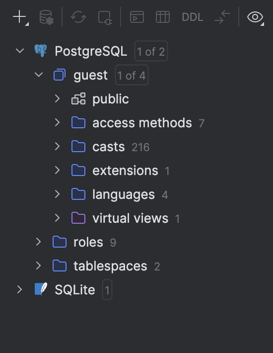 Database window | JetBrains Rider Documentation