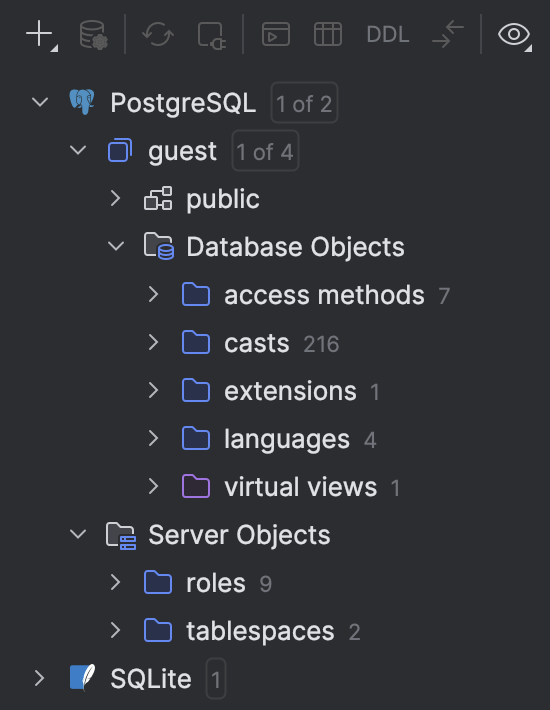 Database Window Jetbrains Rider Documentation