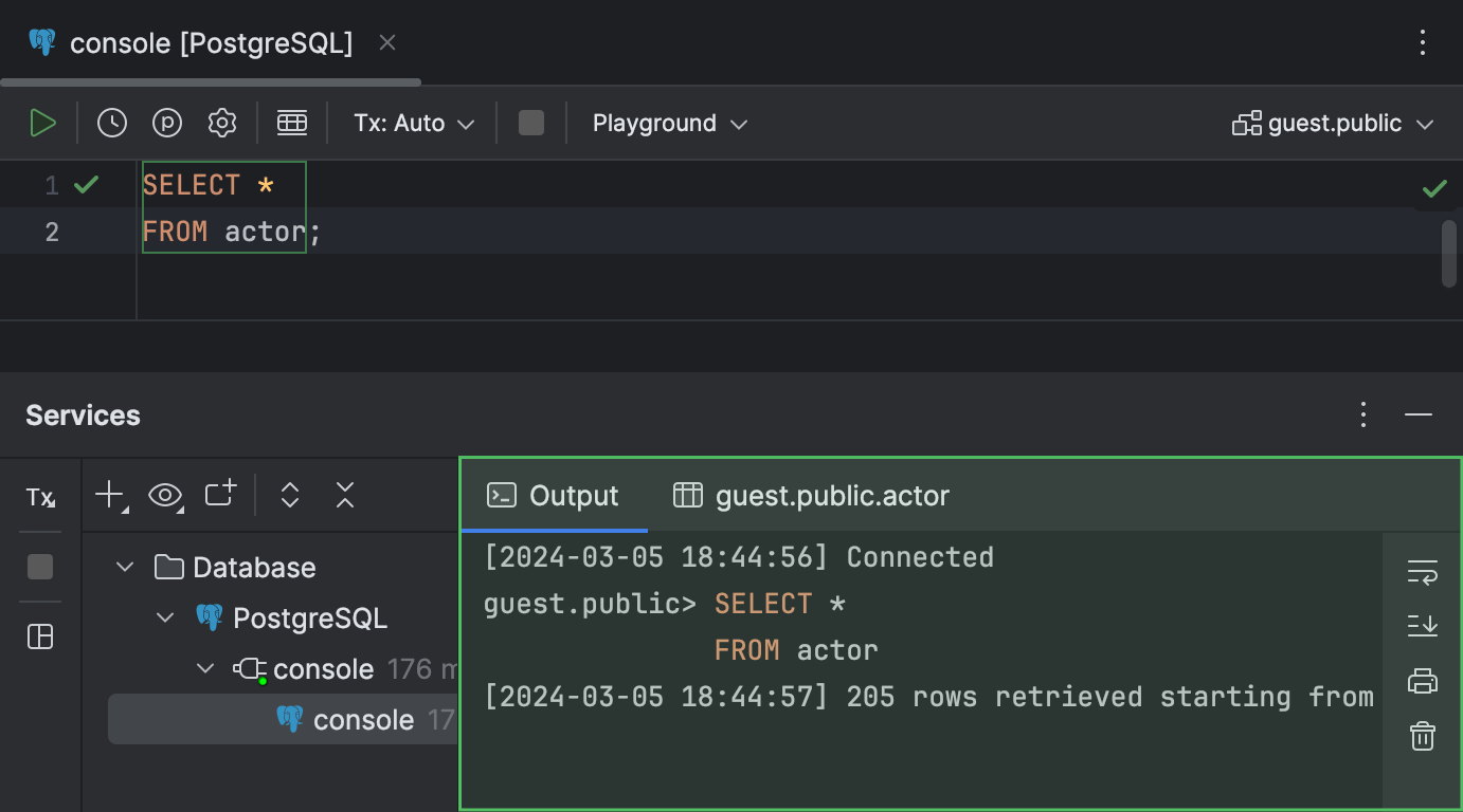 Services window | JetBrains Rider Documentation