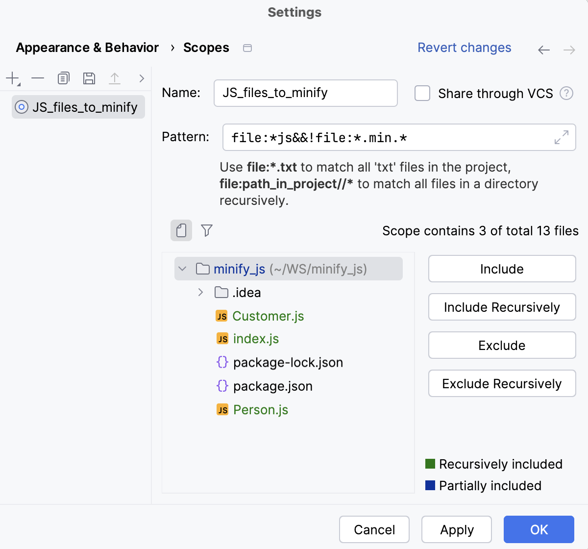 Minifying JavaScript | JetBrains Rider Documentation