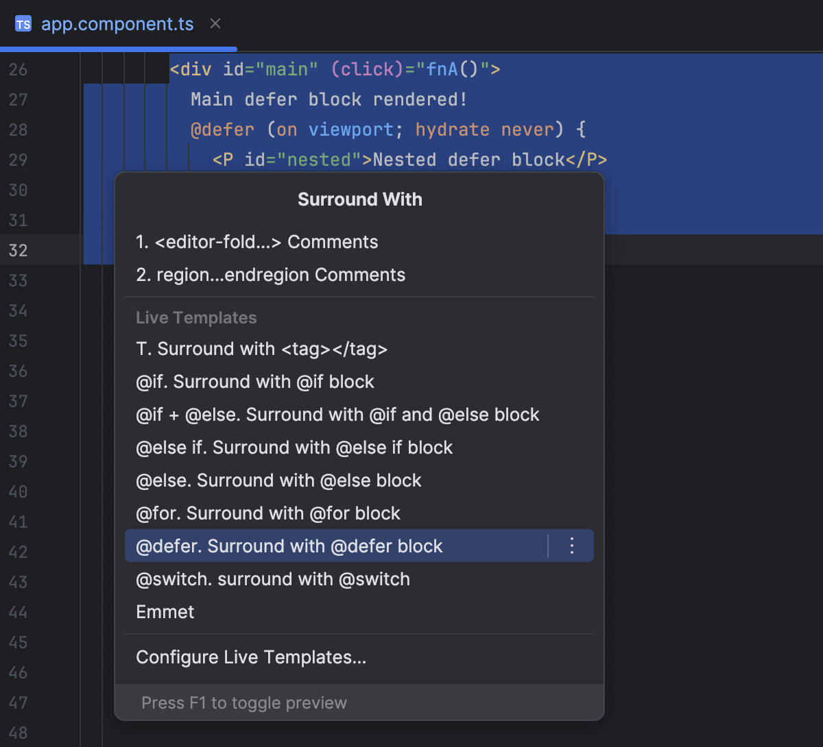 Angular | JetBrains Rider Documentation