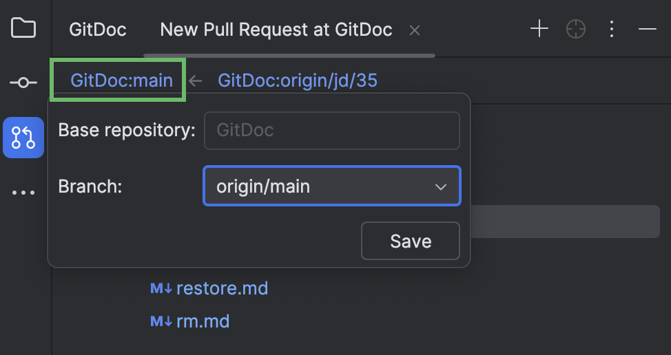 Work with GitHub pull requests | JetBrains Rider Documentation