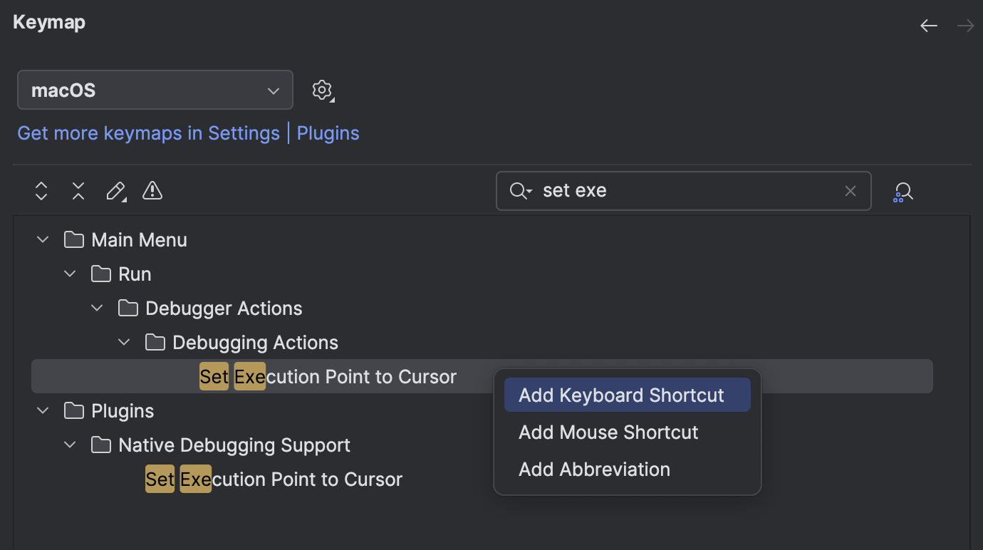Customize keyboard shortcuts | JetBrains Rider Documentation