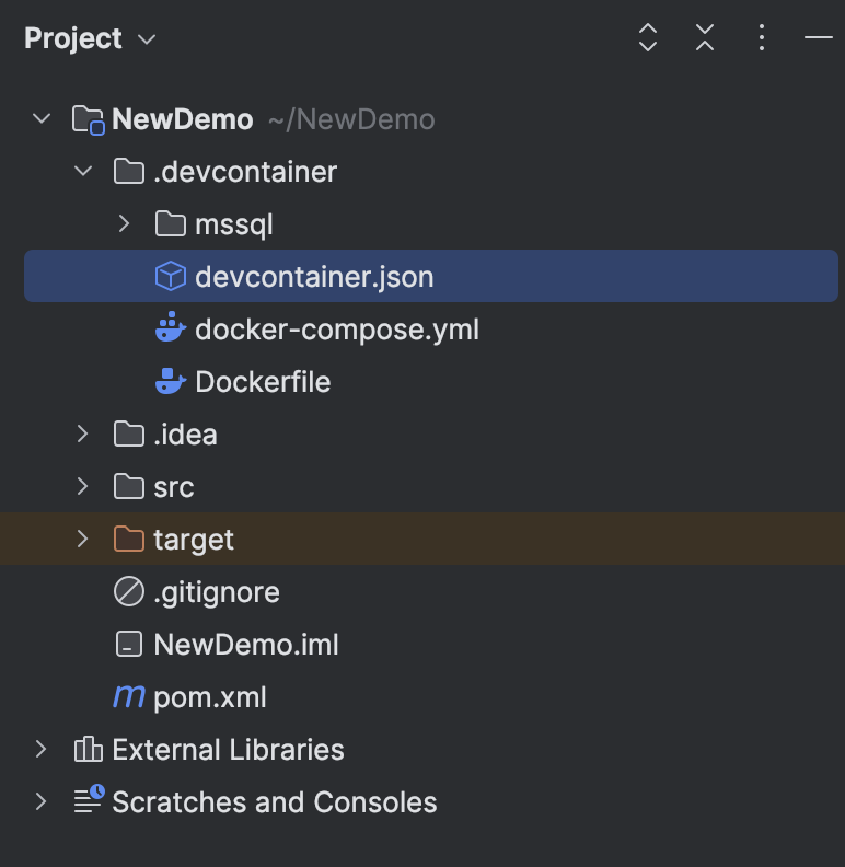 Start Dev Container from scratch | JetBrains Rider Documentation