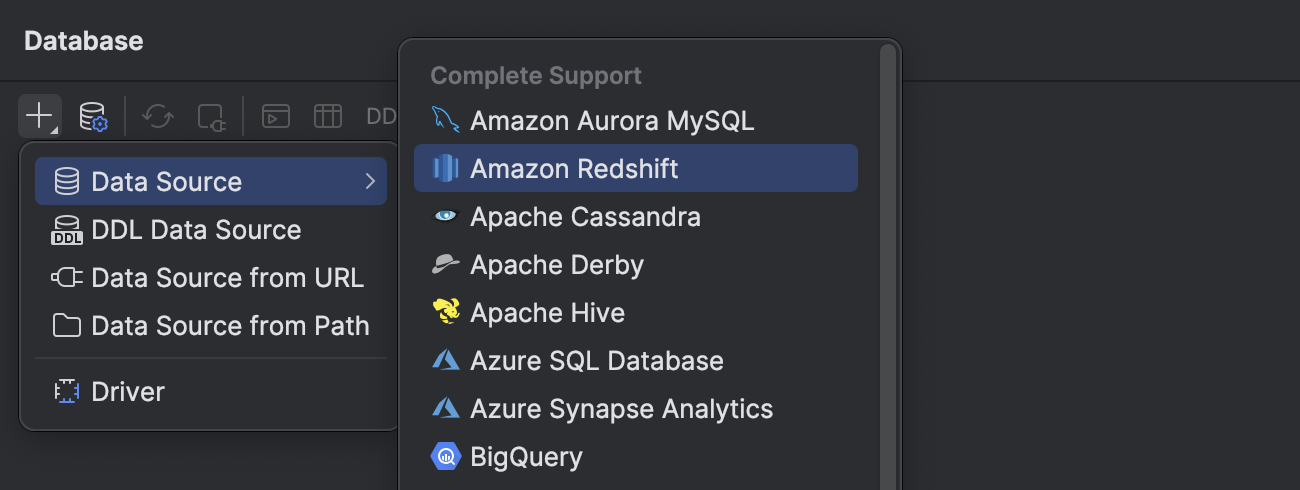 Create a data source with SAML authentication | JetBrains Rider Documentation