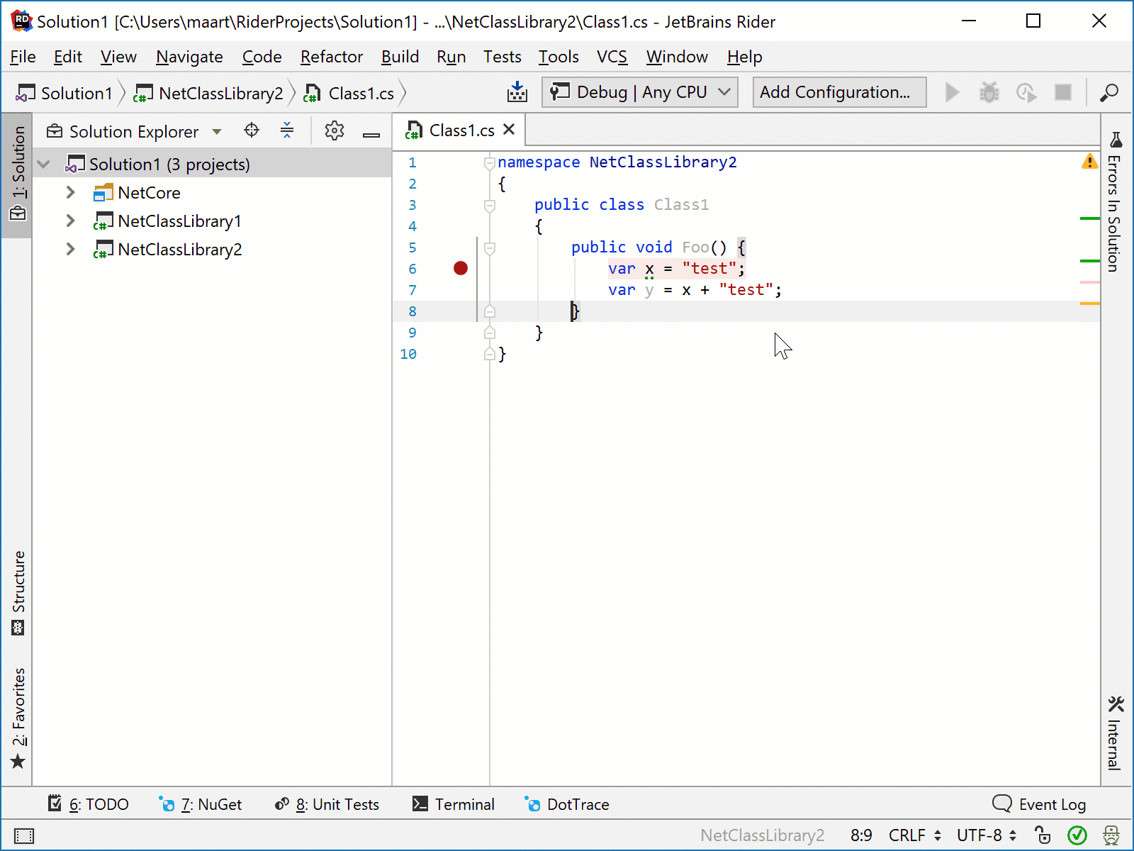 C# Interactive | JetBrains Rider Documentation