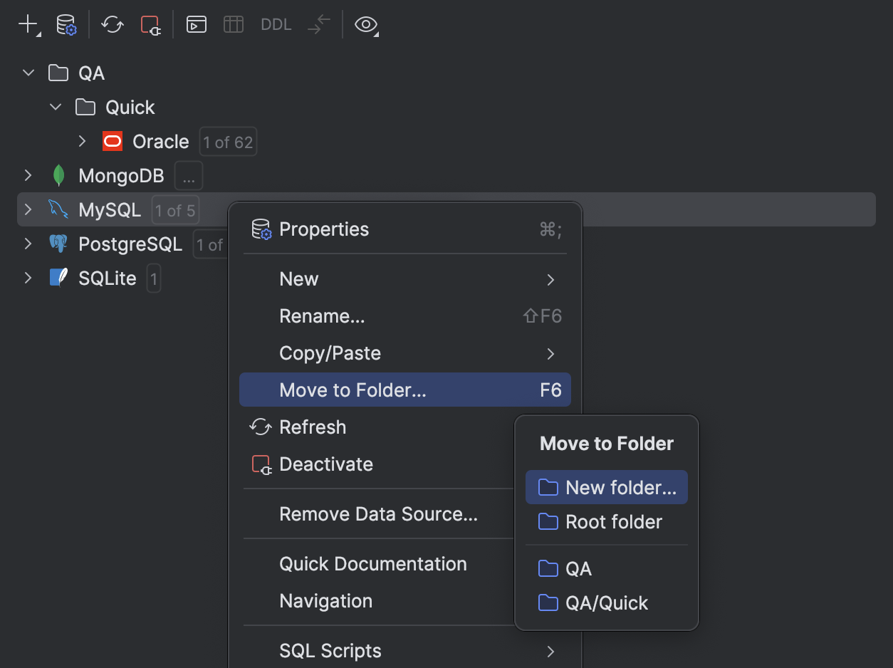Data sources | JetBrains Rider Documentation
