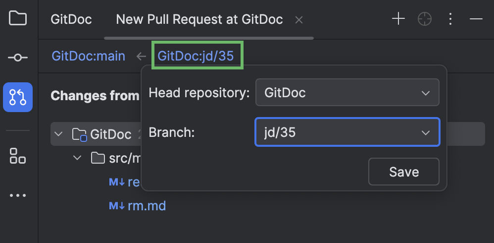 Work with GitHub pull requests | JetBrains Rider Documentation