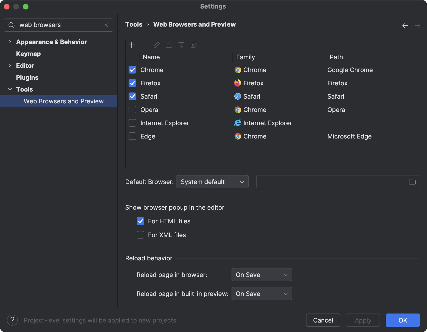 External tools | JetBrains Rider Documentation