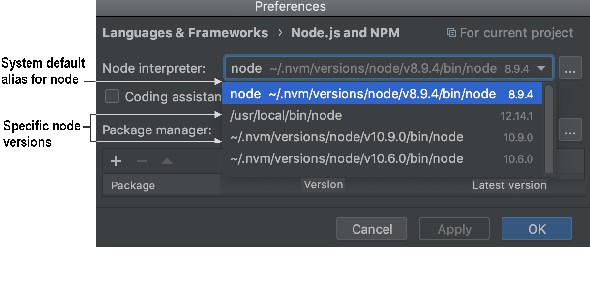 Languages and frameworks: Node.js | JetBrains Rider Documentation