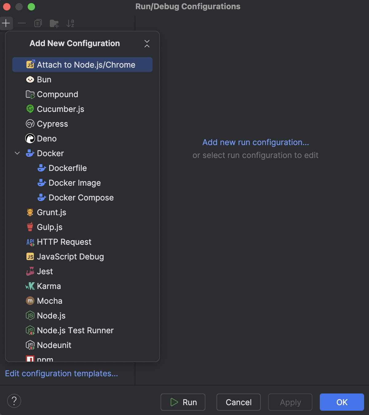 Running and debugging Node.js | JetBrains Rider Documentation