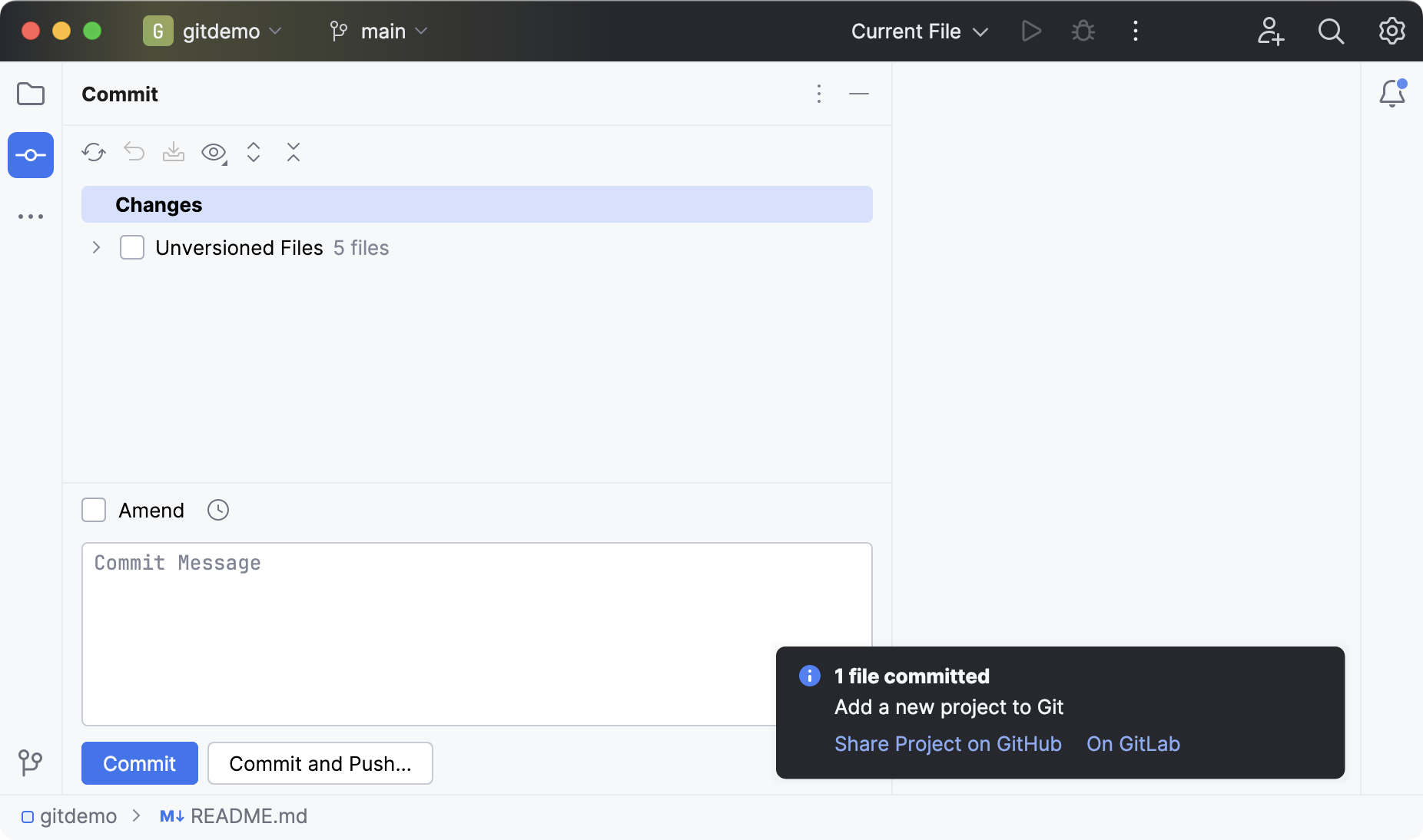 Tutorial: Getting started with Git in JetBrains Rider | JetBrains Rider Documentation