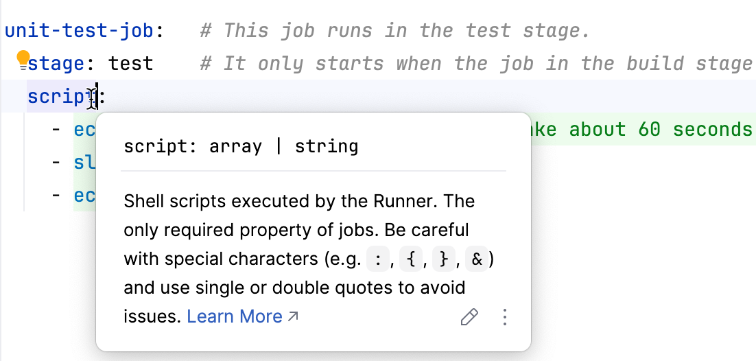 GitLab CI/CD | JetBrains Rider Documentation