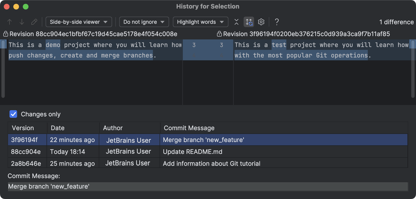 Tutorial: Getting started with Git in JetBrains Rider | JetBrains Rider Documentation