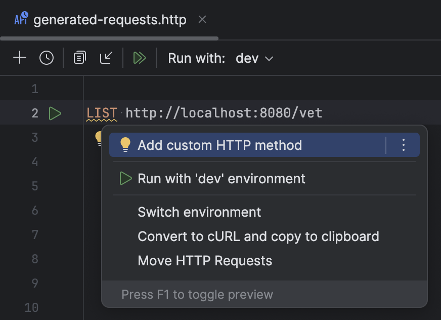 HTTP Client | JetBrains Rider Documentation