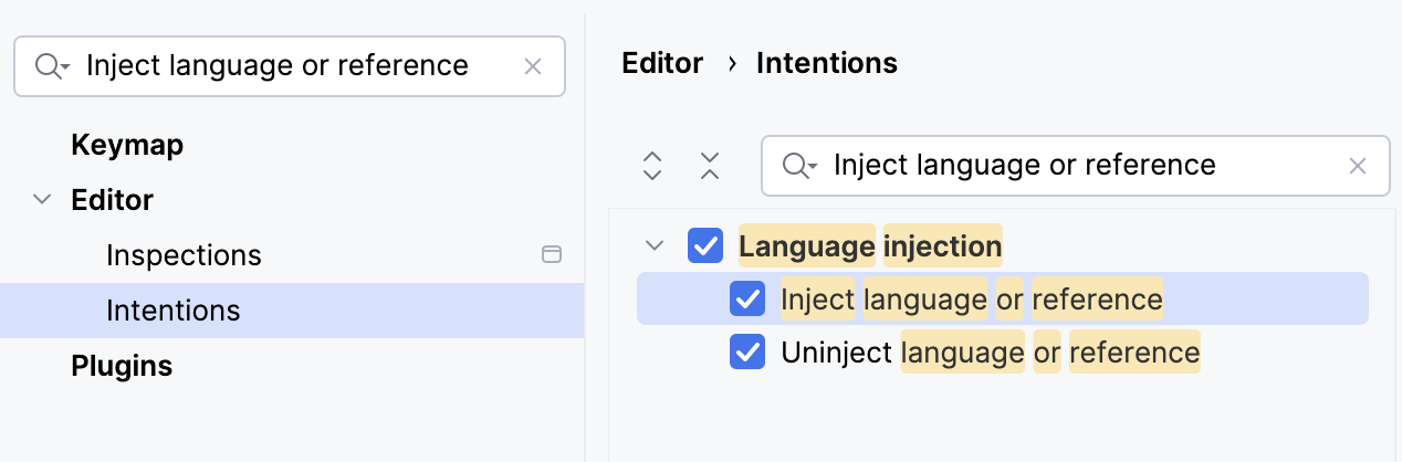 Language injections | JetBrains Rider Documentation
