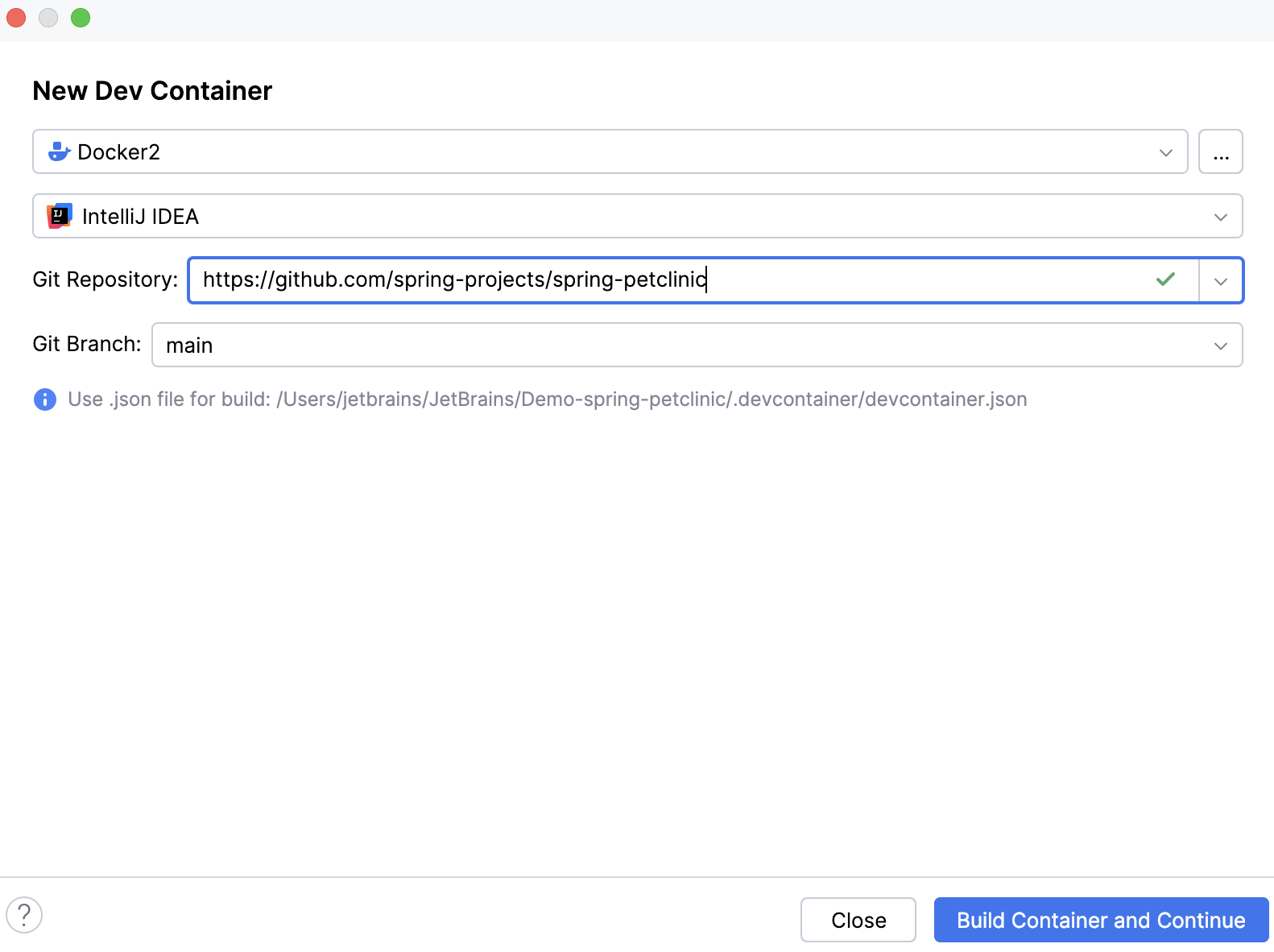 Start Dev Container inside IDE | JetBrains Rider Documentation