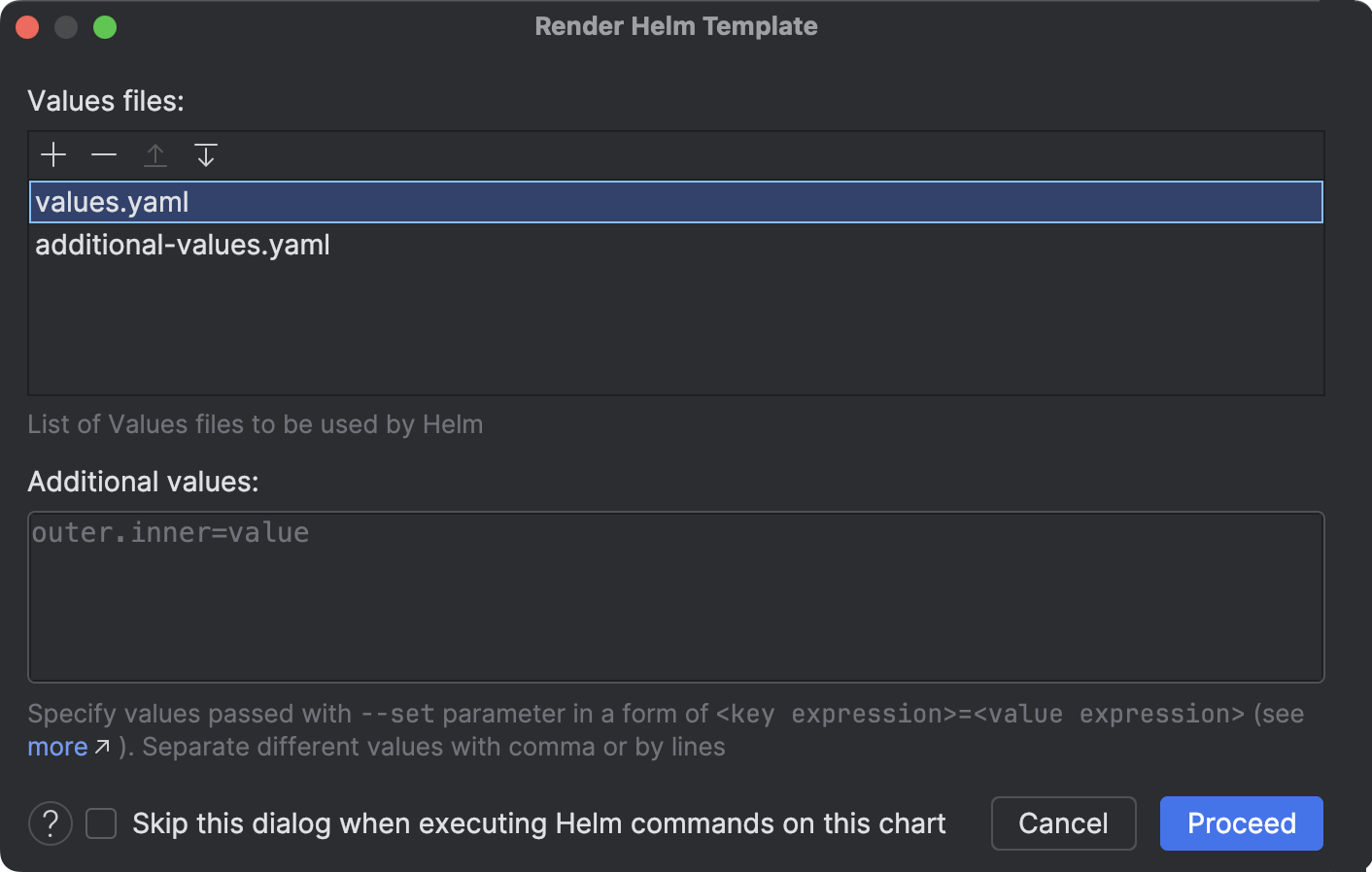 Helm | JetBrains Rider Documentation