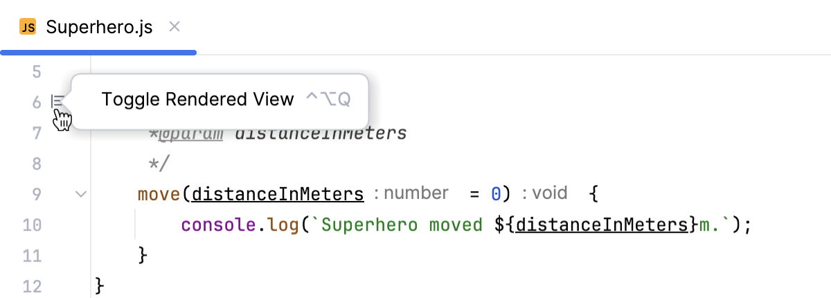 JSDoc comments | JetBrains Rider Documentation