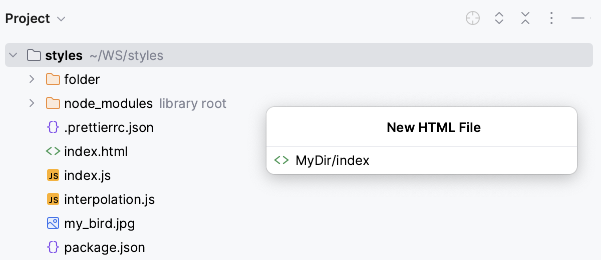 Languages and frameworks: HTML | JetBrains Rider Documentation