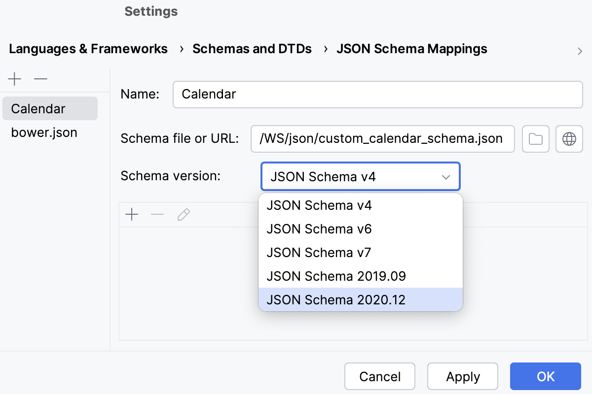 Languages and frameworks: JSON | JetBrains Rider Documentation