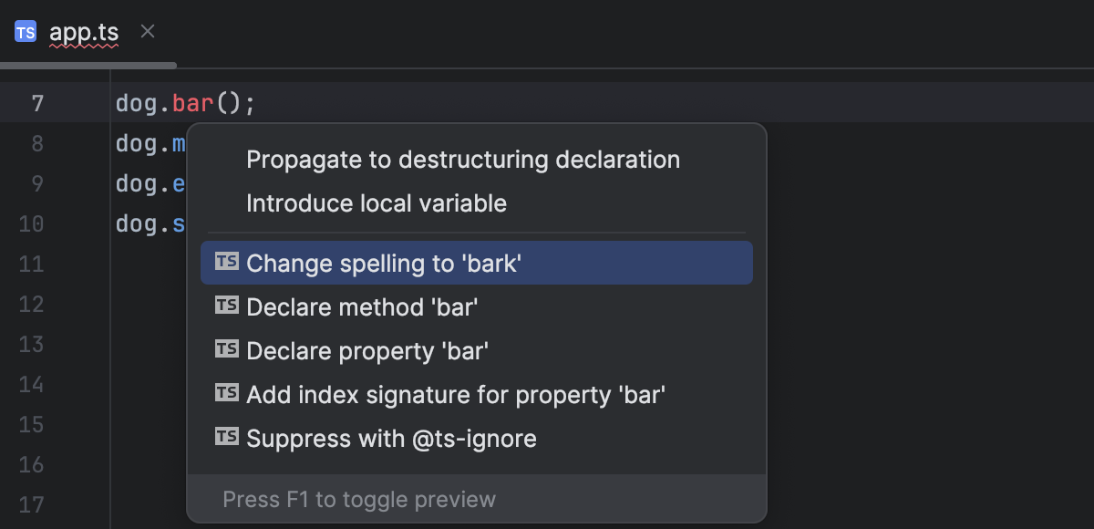 Languages and frameworks: TypeScript | JetBrains Rider Documentation