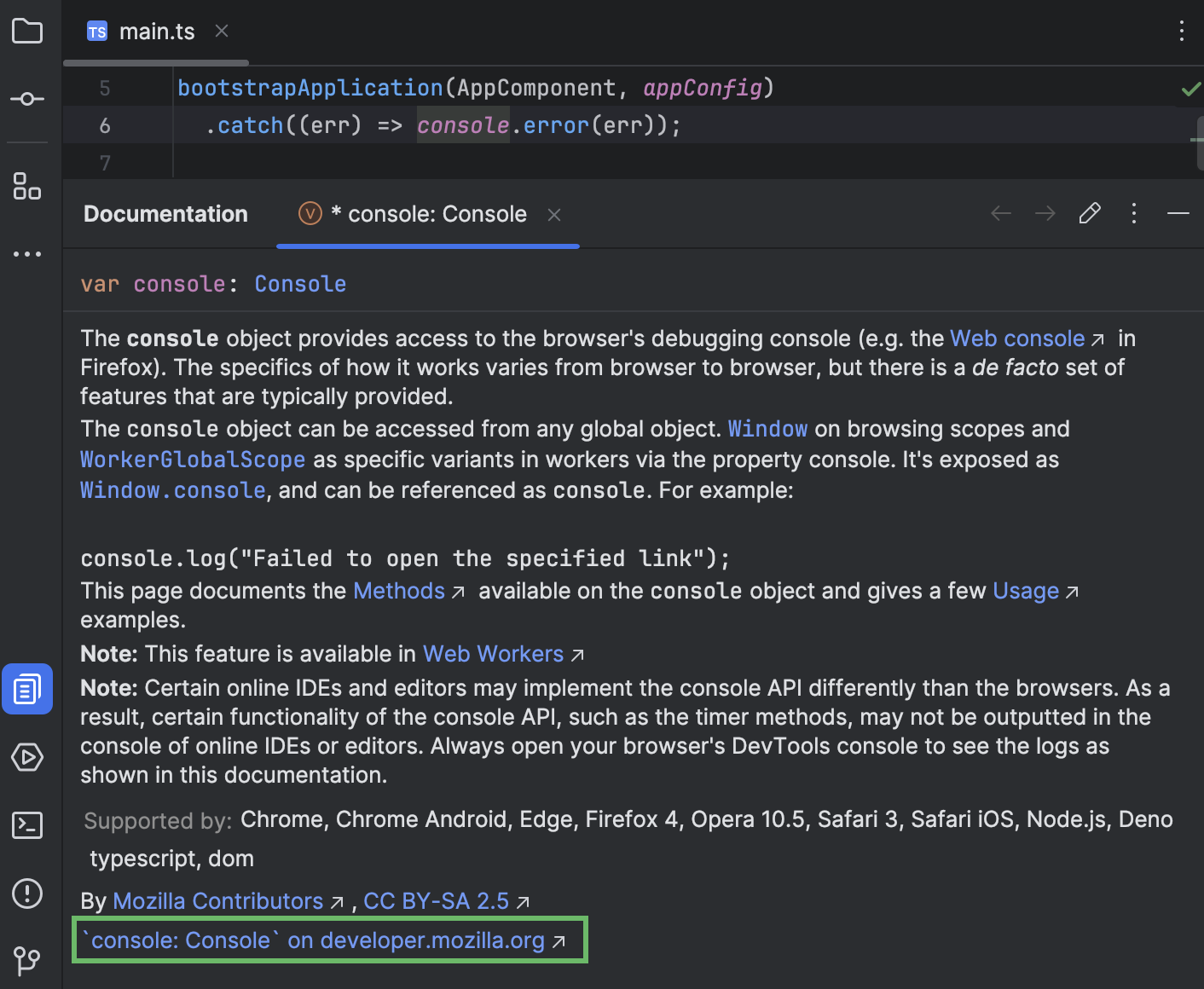 Languages and frameworks: TypeScript | JetBrains Rider Documentation