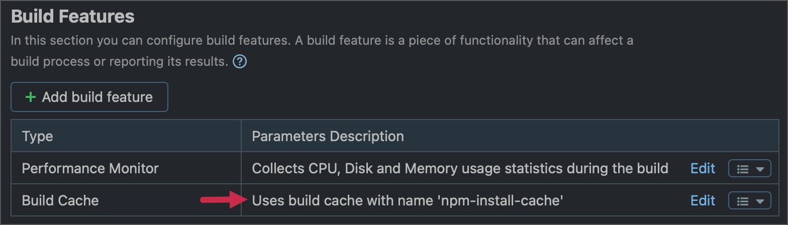 Build Cache | TeamCity On-Premises Documentation
