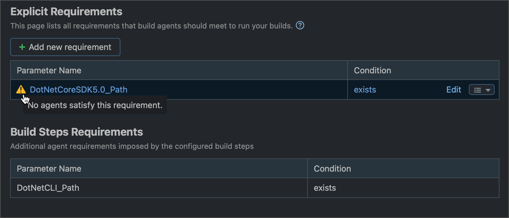 Configuring Agent Requirements | TeamCity On-Premises Documentation