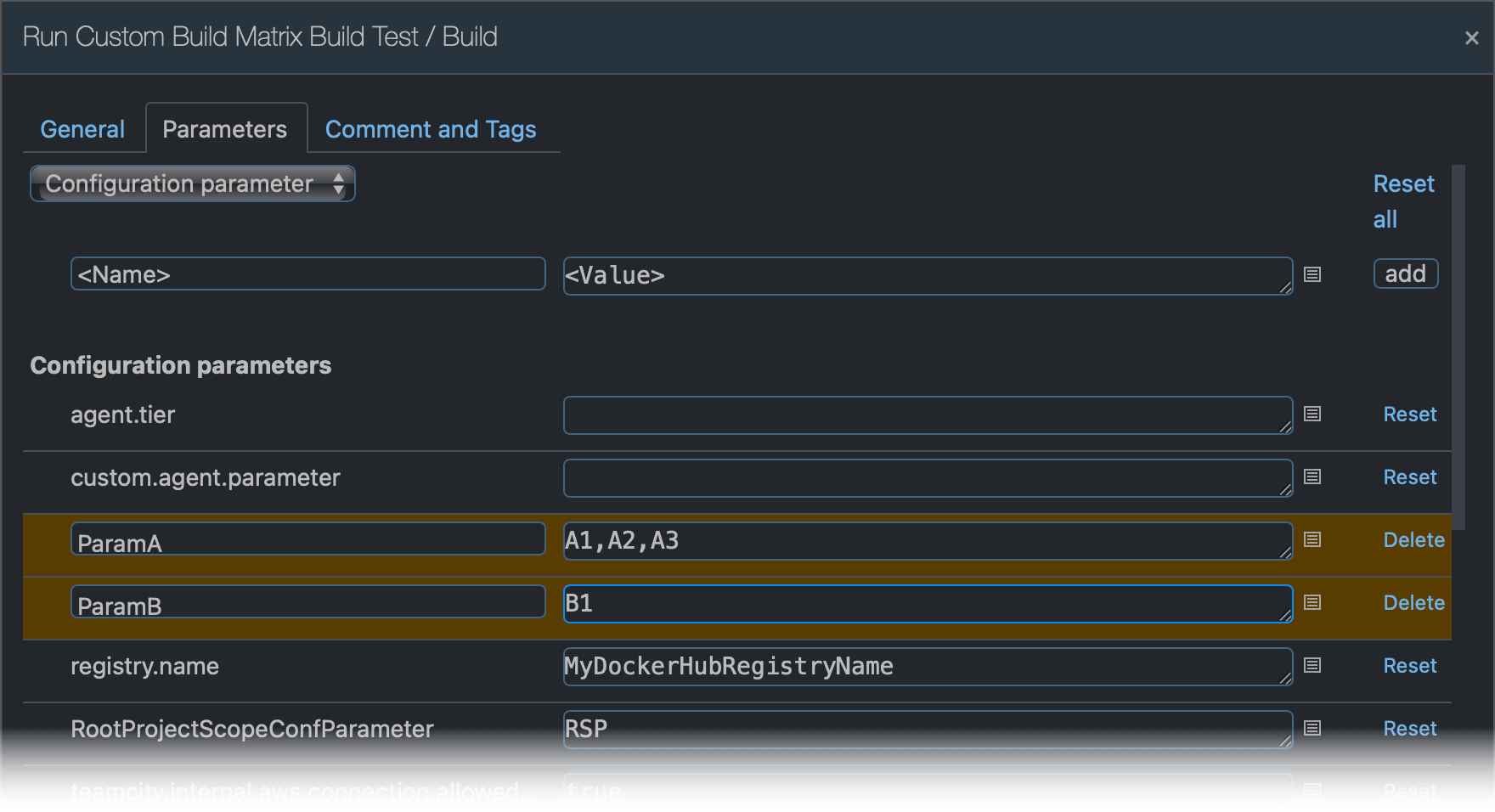 Matrix Build | TeamCity On-Premises Documentation