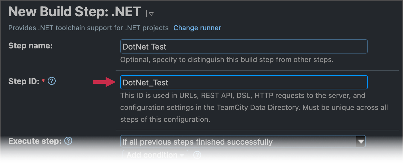 配置构建步骤 | TeamCity On-Premises Documentation