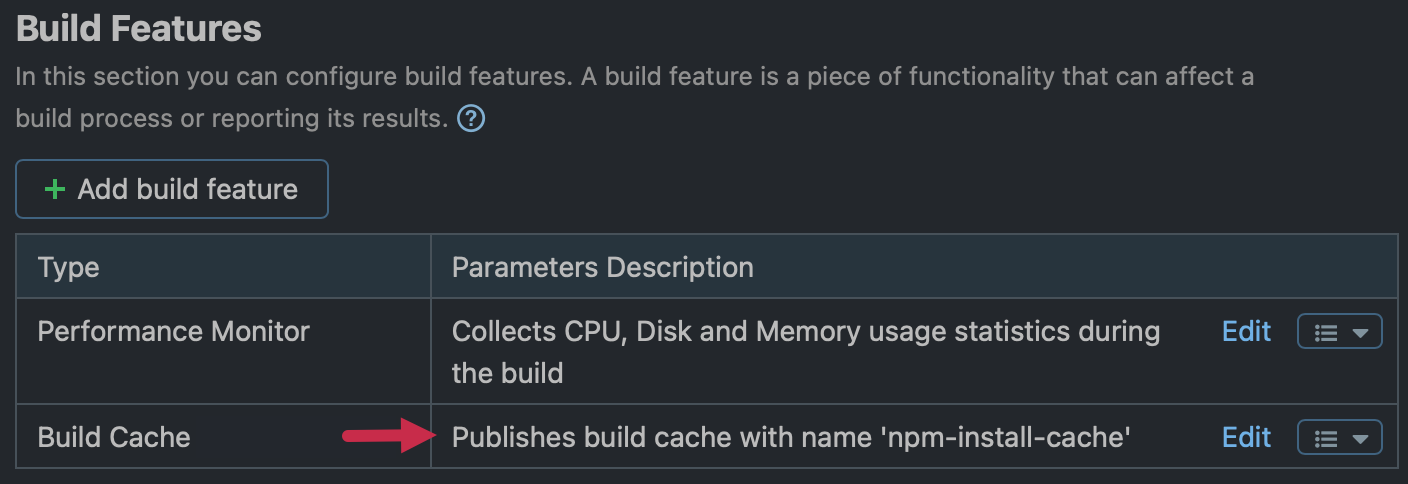 Build Cache | TeamCity On-Premises Documentation