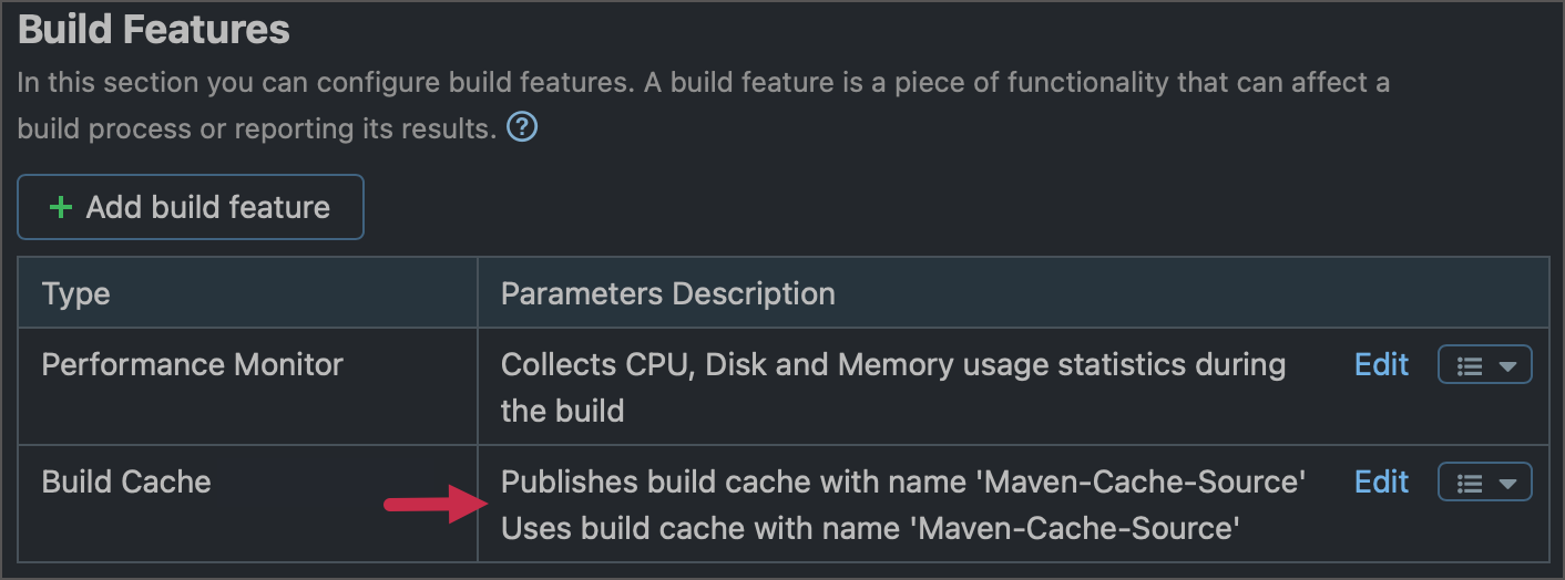 Build Cache | TeamCity Cloud Documentation