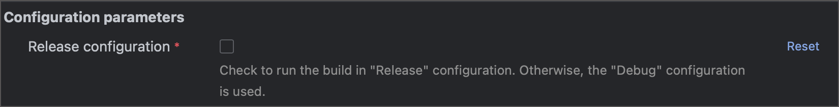 Create and Set Up Custom Parameters | TeamCity On-Premises Documentation