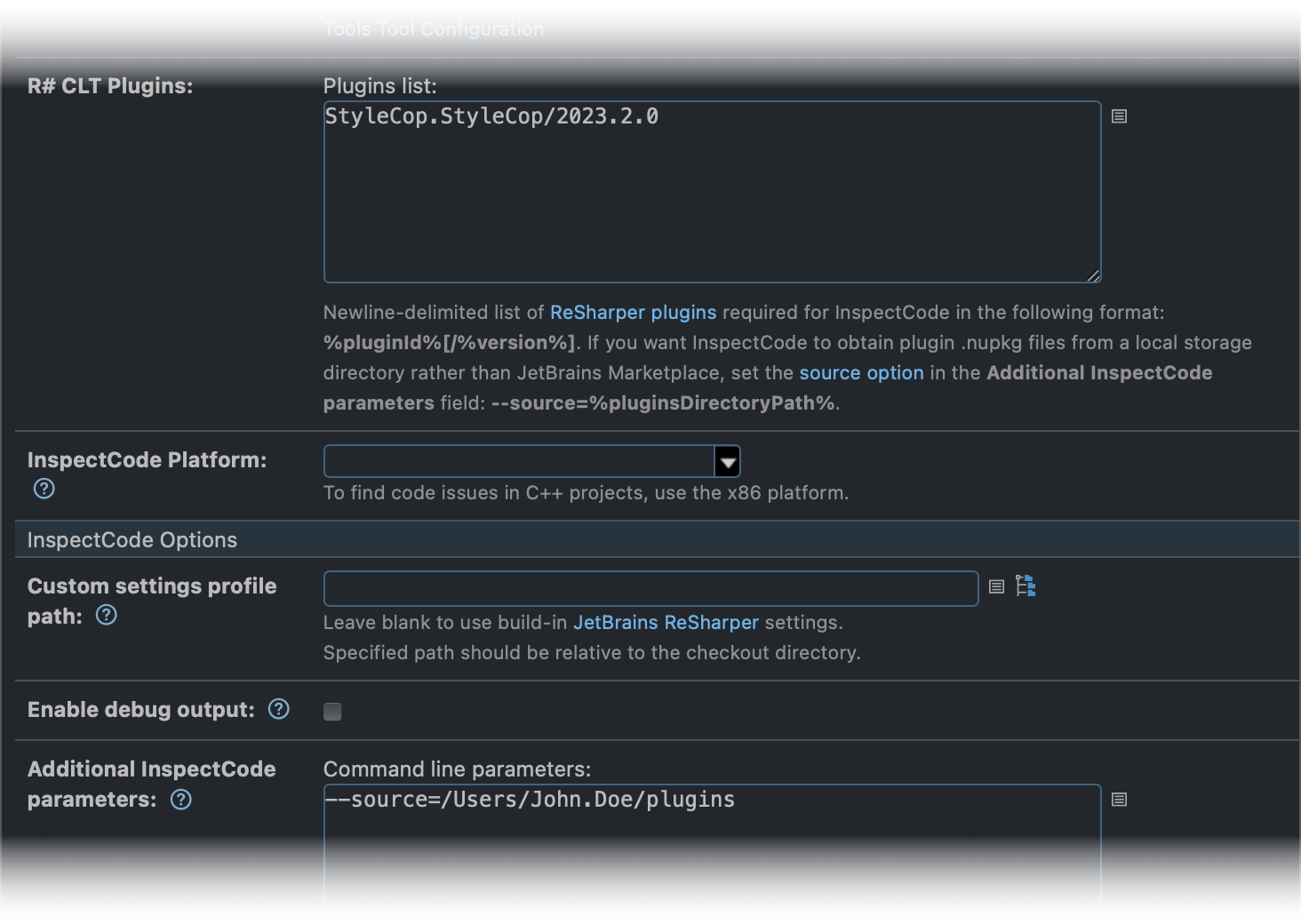 Inspections (ReSharper) | TeamCity Cloud Documentation