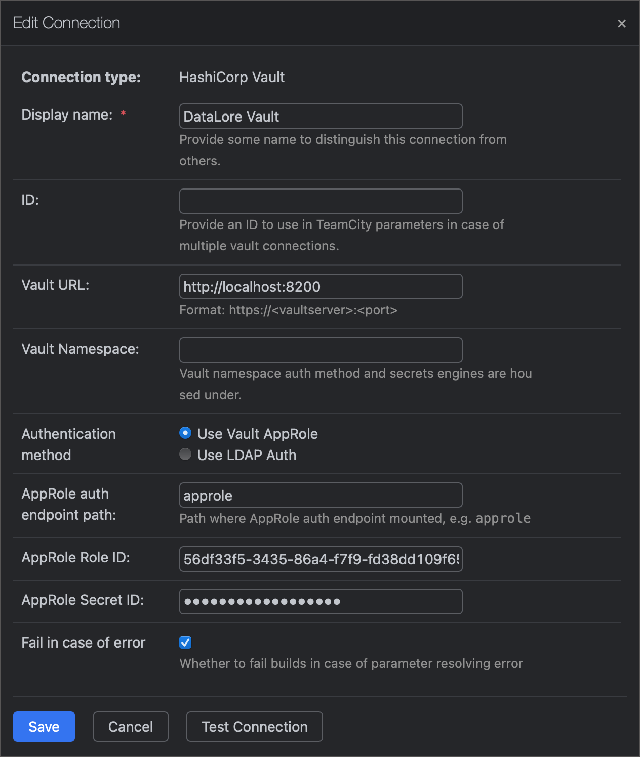 Hashicorp Vault Integration Teamcity Cloud Documentation