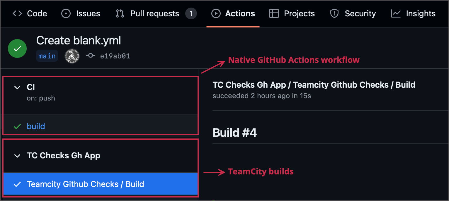 GitHub Checks Webhook Trigger | TeamCity On-Premises Documentation