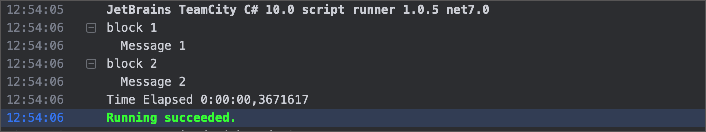 Service Messages | TeamCity On-Premises Documentation