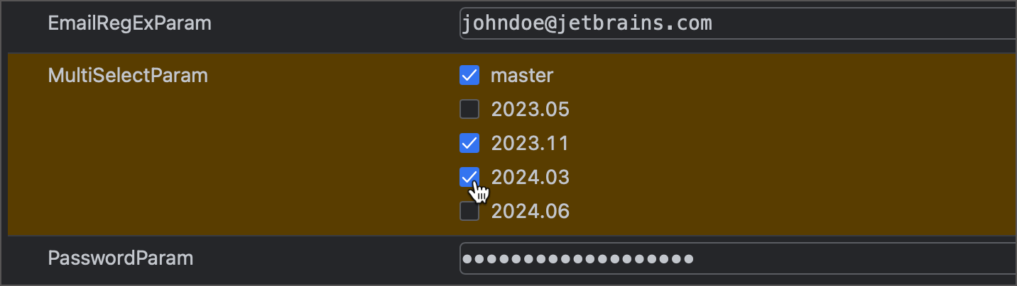 Create and Set Up Custom Parameters | TeamCity On-Premises Documentation