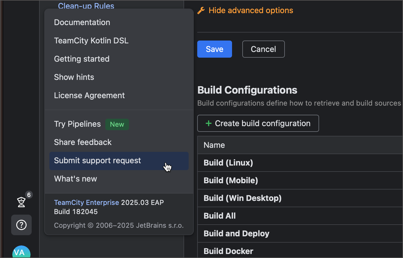 Ticket-Based Support | TeamCity On-Premises Documentation