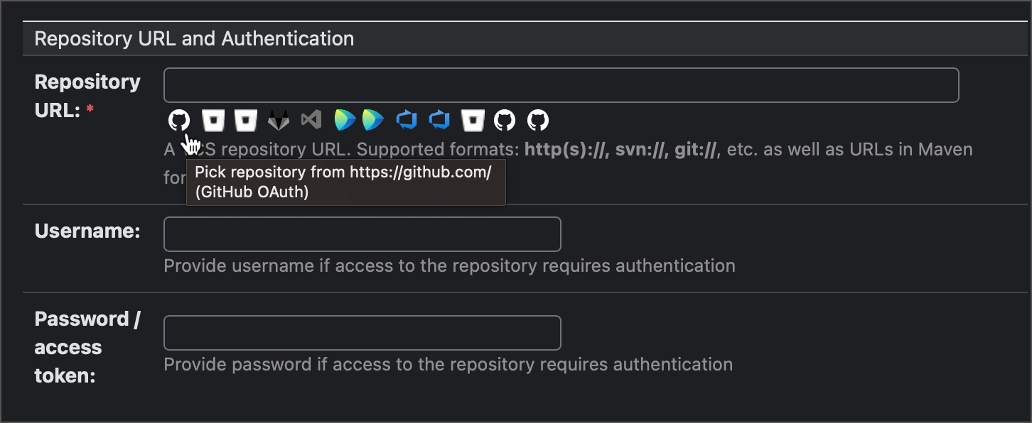 Configuring VCS Roots | TeamCity On-Premises Documentation