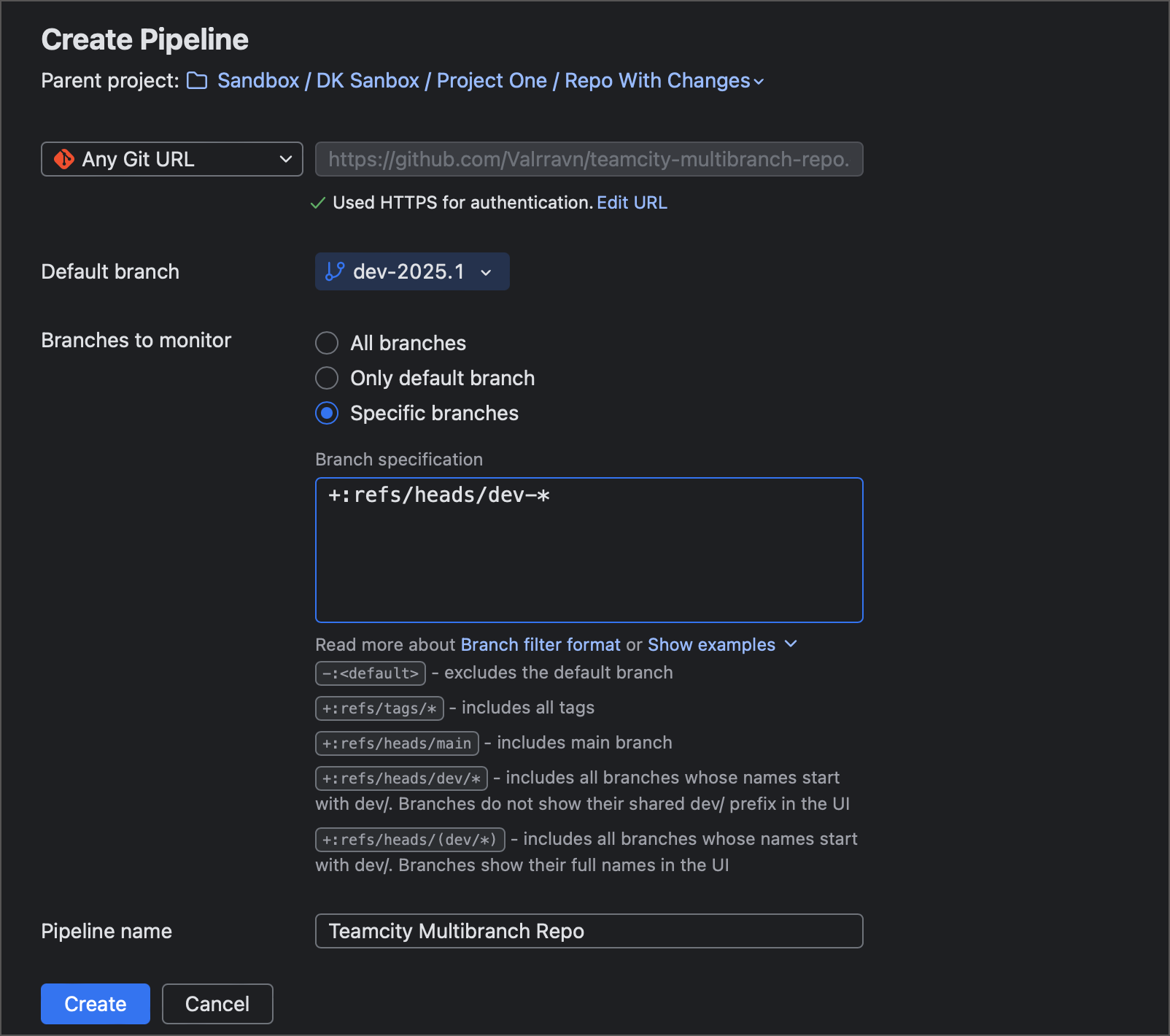 Create and Edit Pipelines | TeamCity On-Premises Documentation