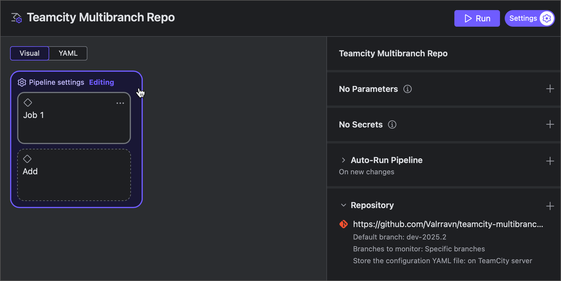 Create and Edit Pipelines | TeamCity On-Premises Documentation