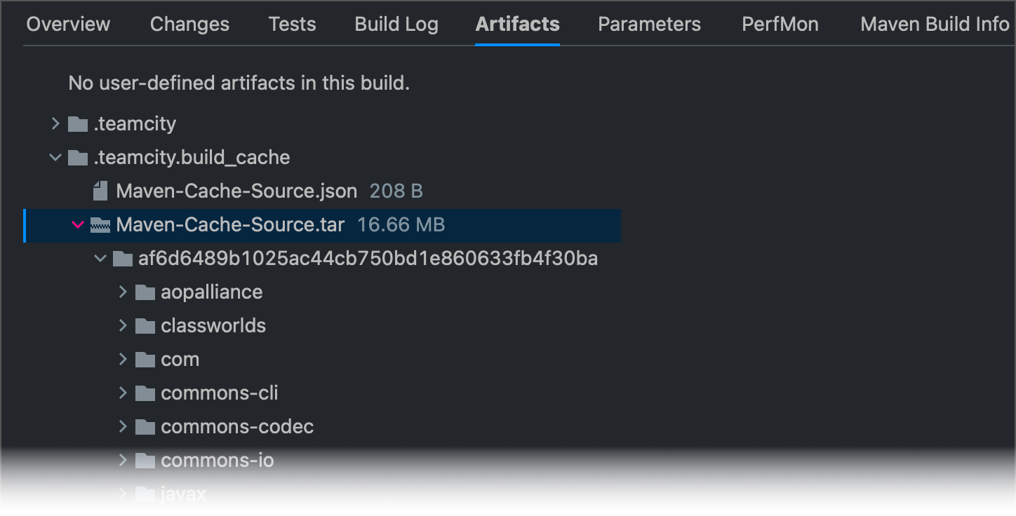 Build Cache | TeamCity On-Premises Documentation